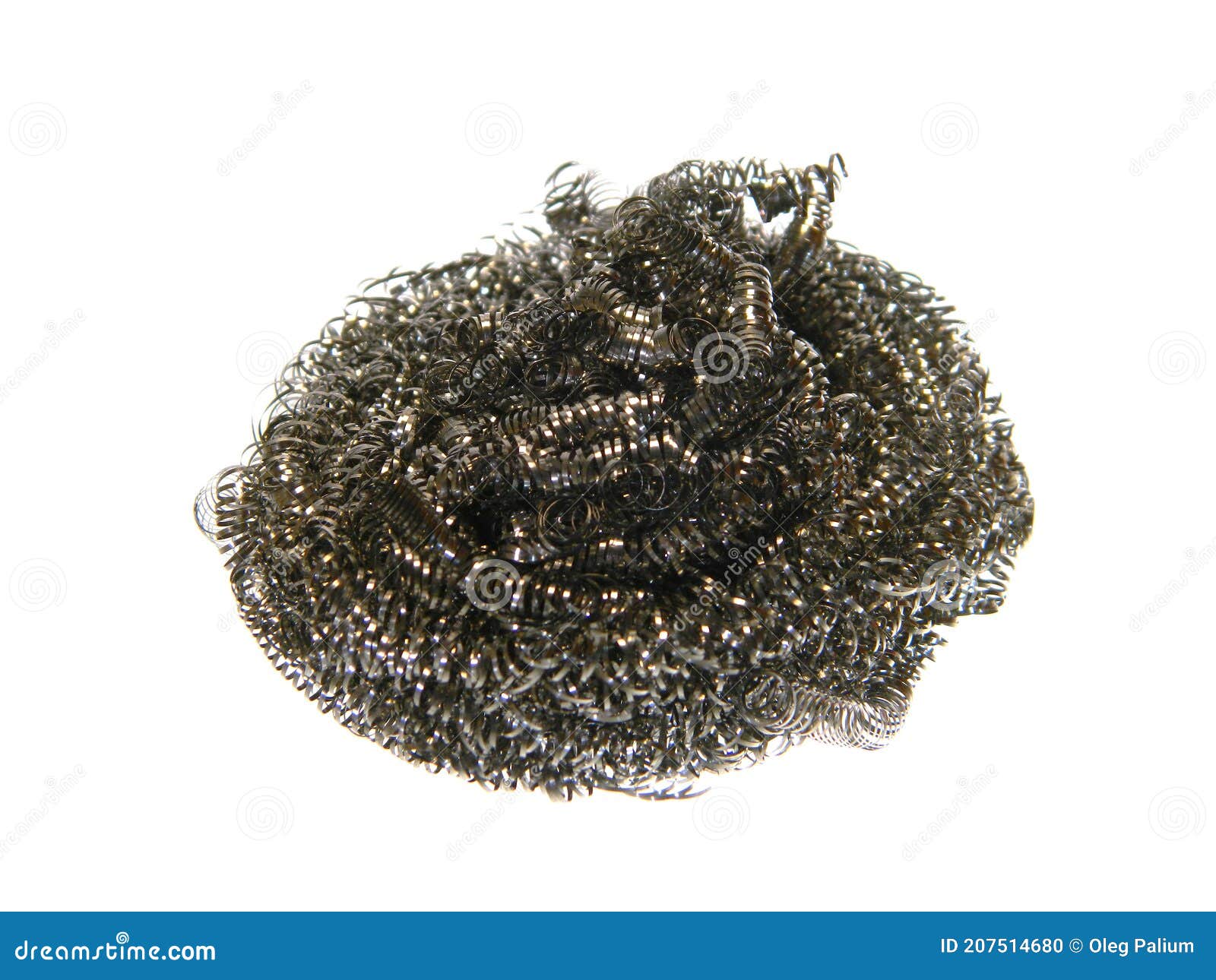 Metal Sponge Isolated on White Background Stock Photo - Image of home ...