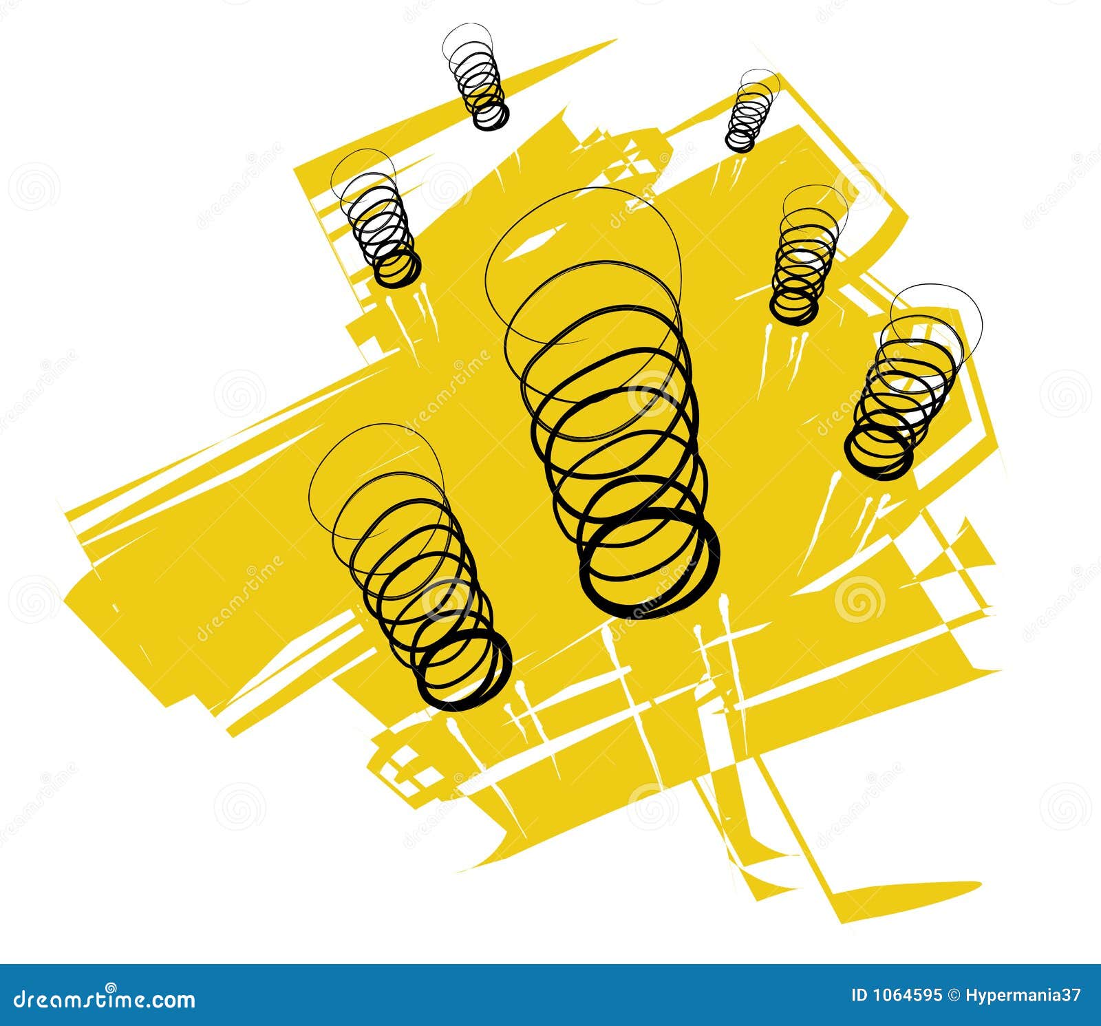 Mattress Bouncing Cartoon Vector | CartoonDealer.com #10575647