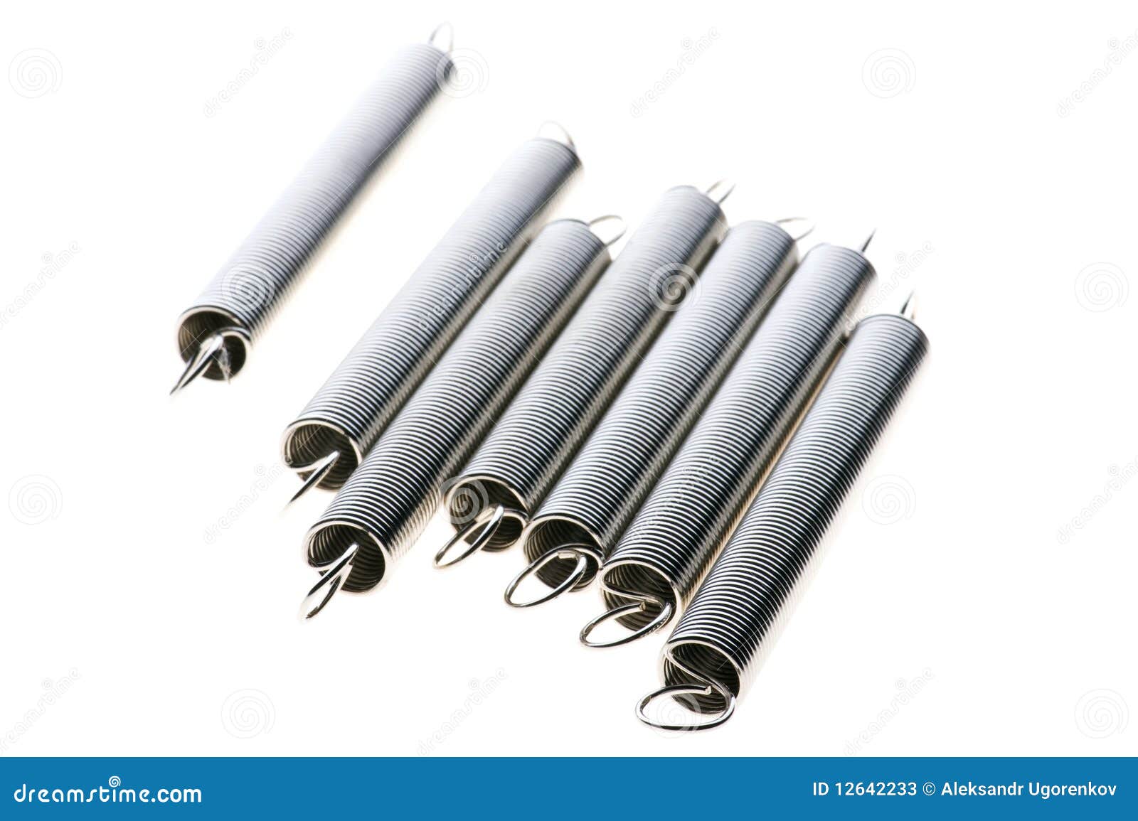 Metal spring stock image. Image of fallen, industry, spear - 12642233