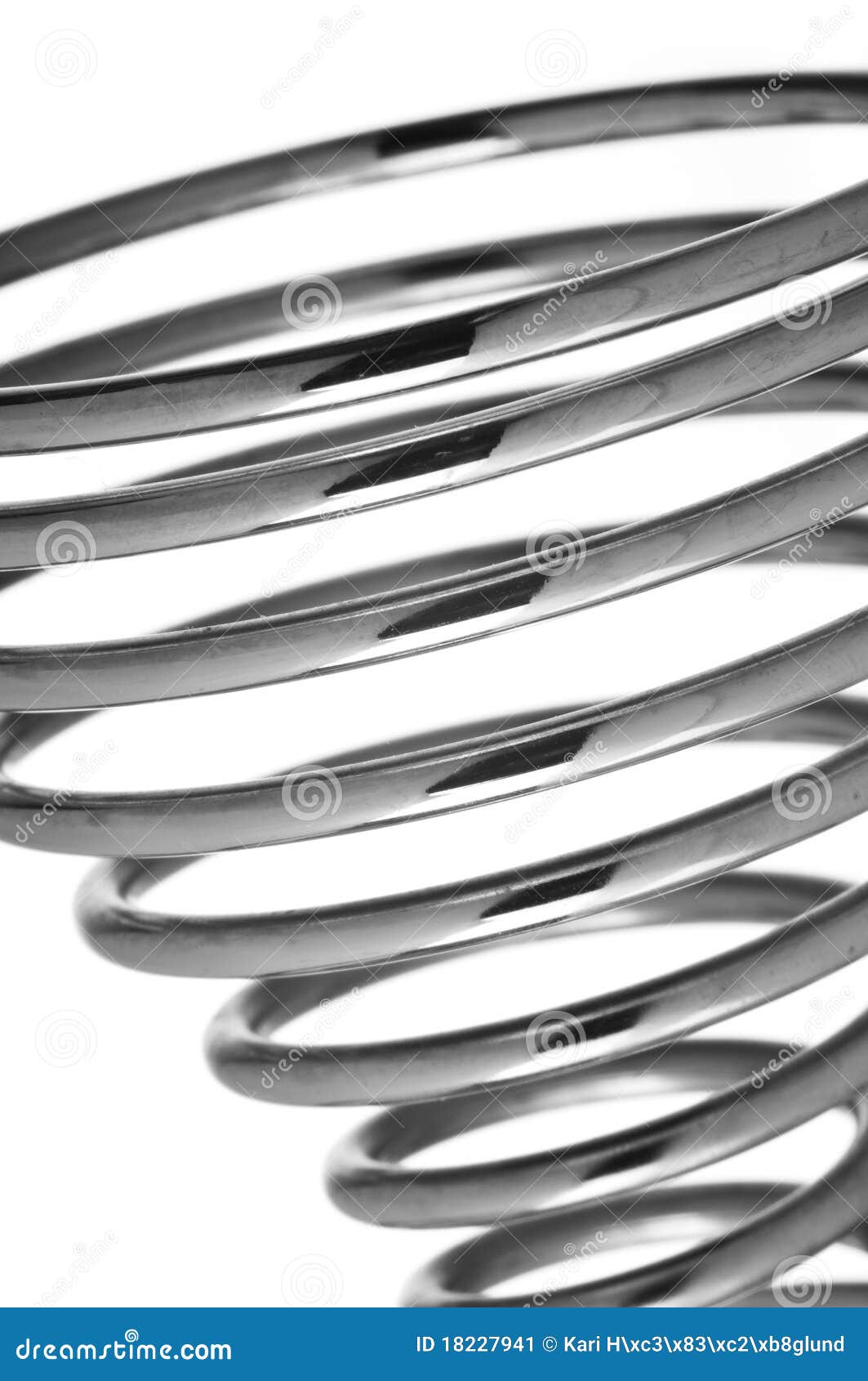 Metal spring stock image. Image of equipment, grey, metal - 18227941