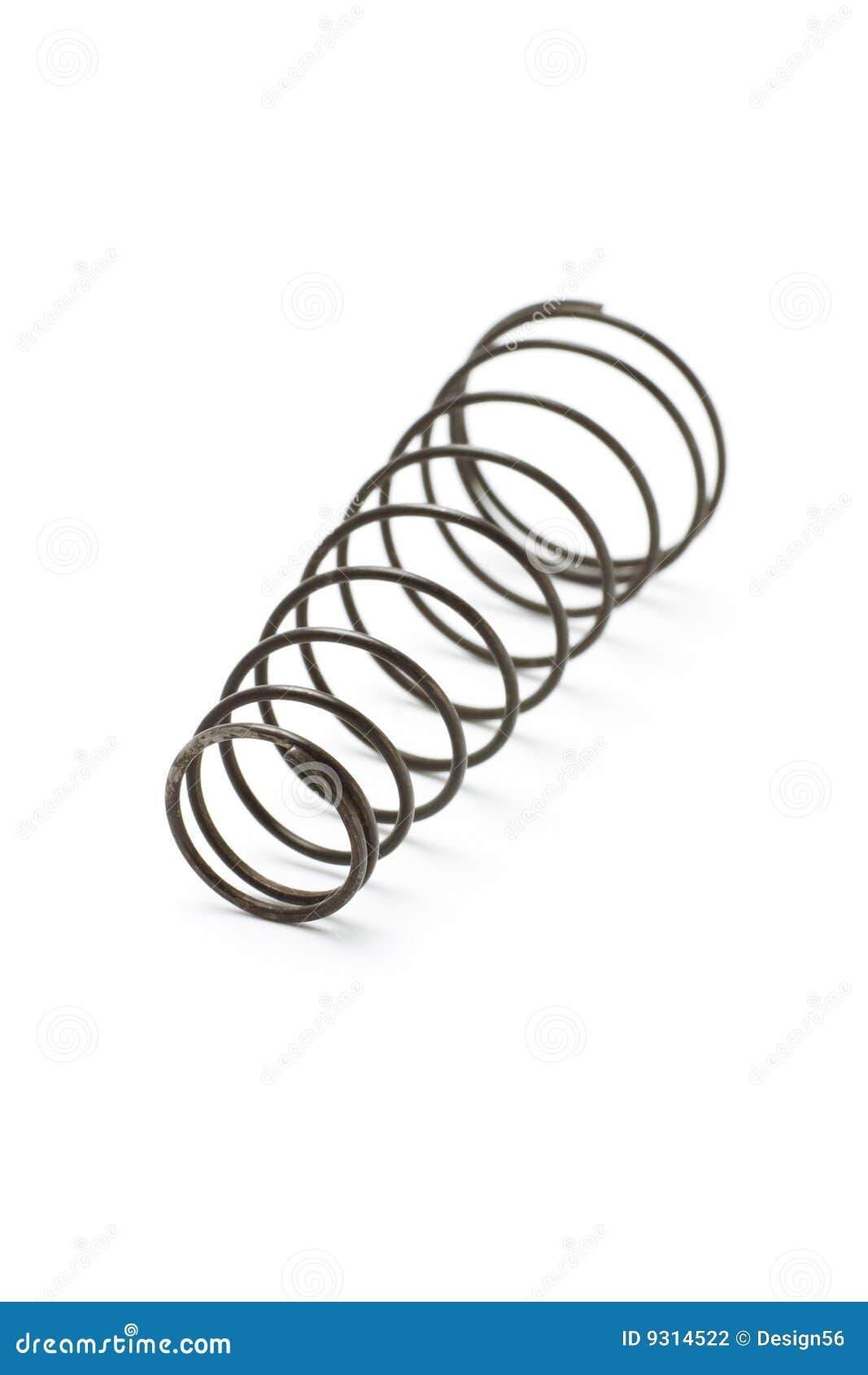 Metal spring coil stock photo. Image of concentric, industry - 9314522