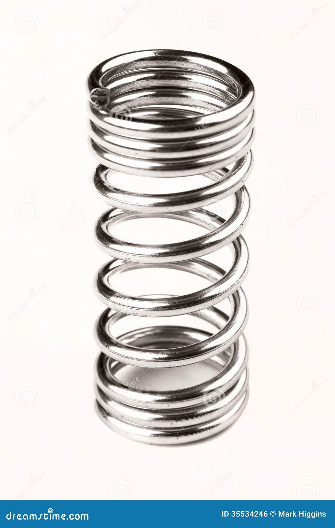 Metal spring stock photo. Image of coil, equipment, spring - 35534246