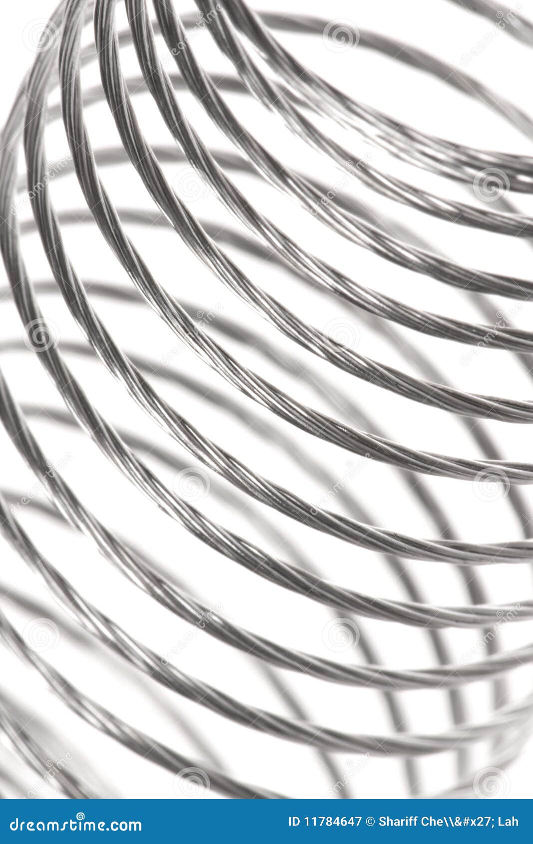 Metal Spring Macro Isolated Stock Image - Image of coil, macro: 11784647