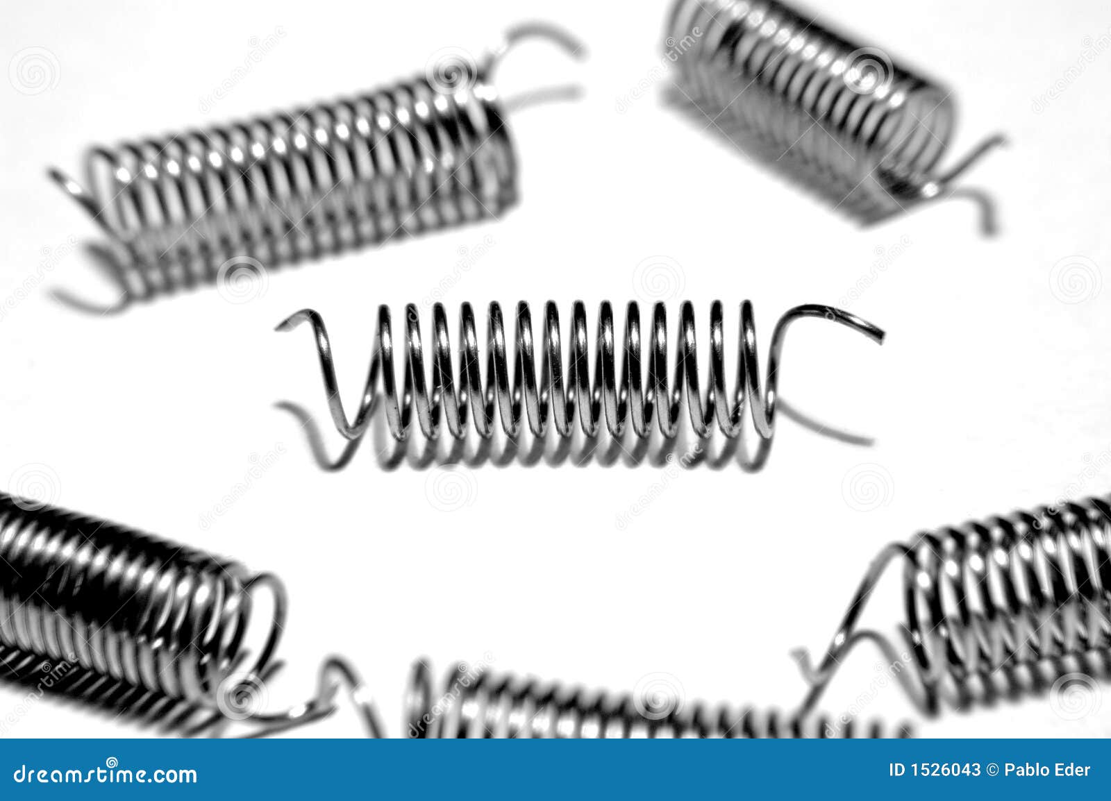 Metal springs stock image. Image of iron, spring, mainspring - 1526043