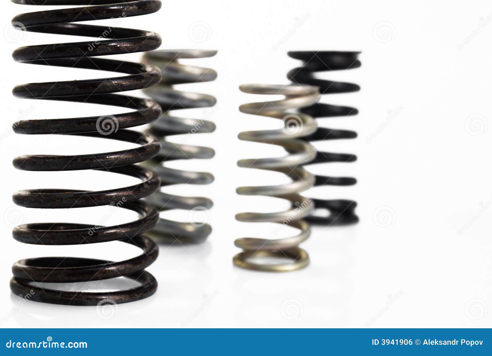 Metal springs stock photo. Image of objects, multiple - 3941906