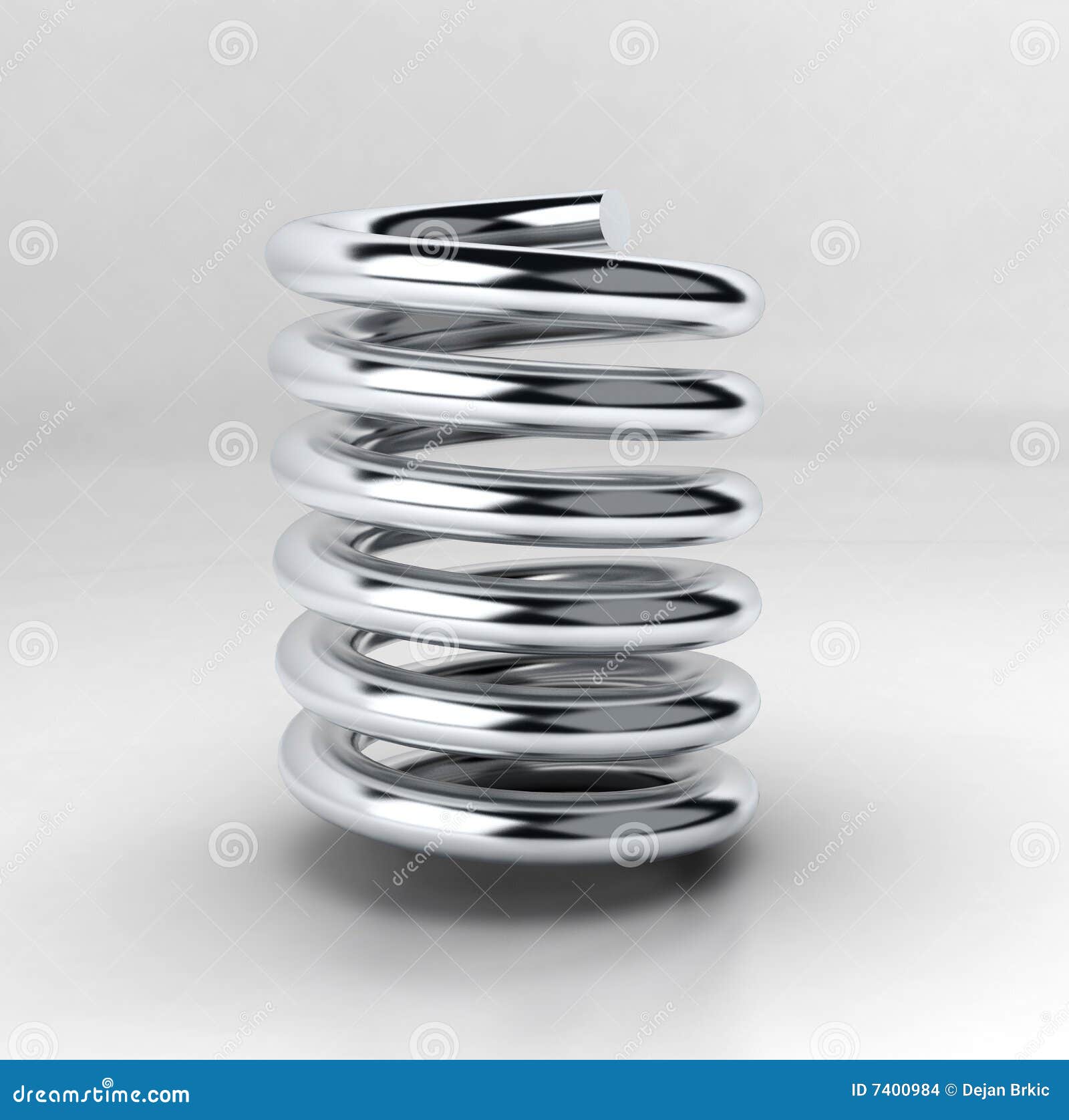 Metal springs stock illustration. Illustration of energy - 7400984