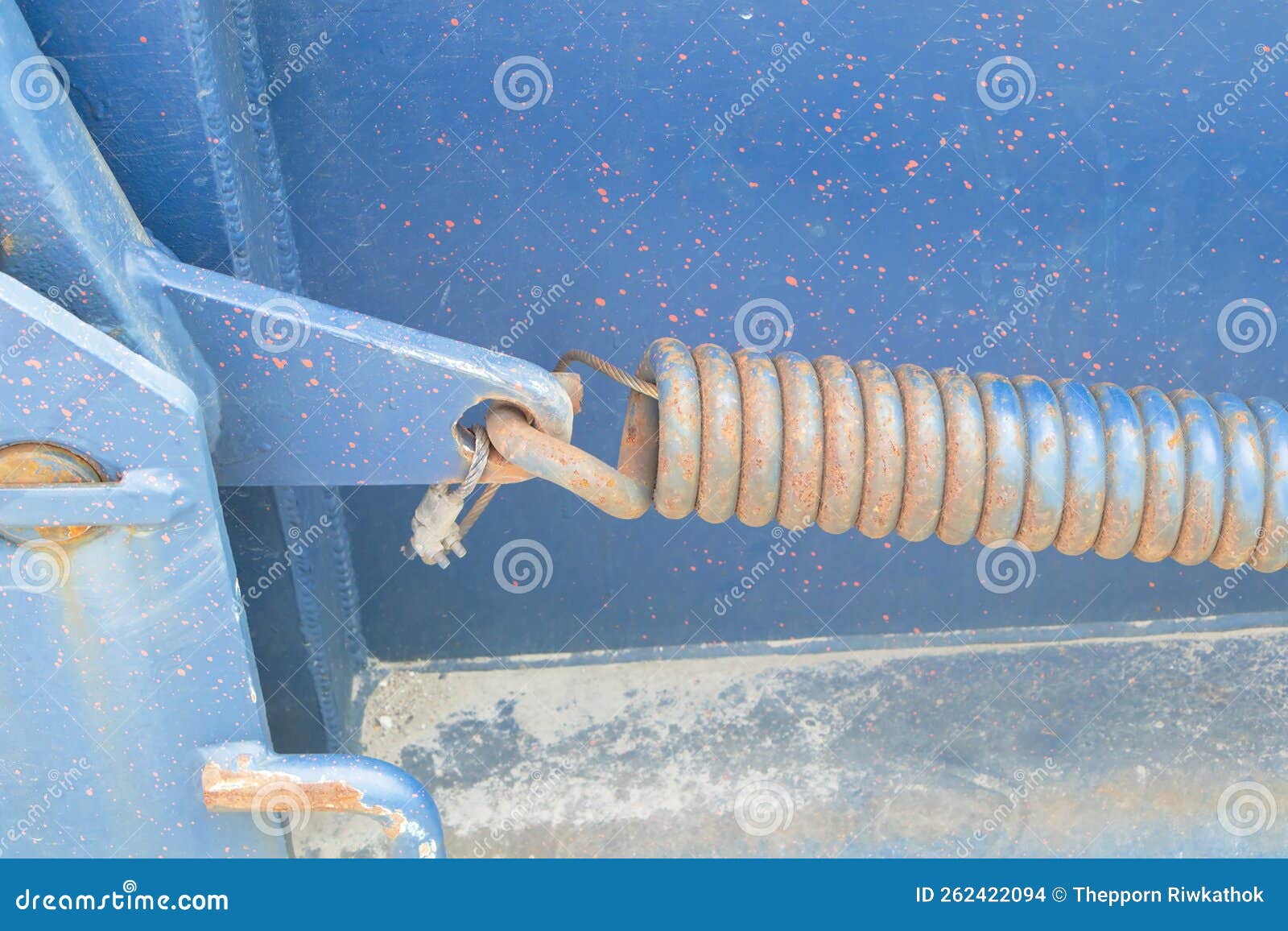 Metal Springs Big Size Blue is Rust Suspension System Tighten Product ...