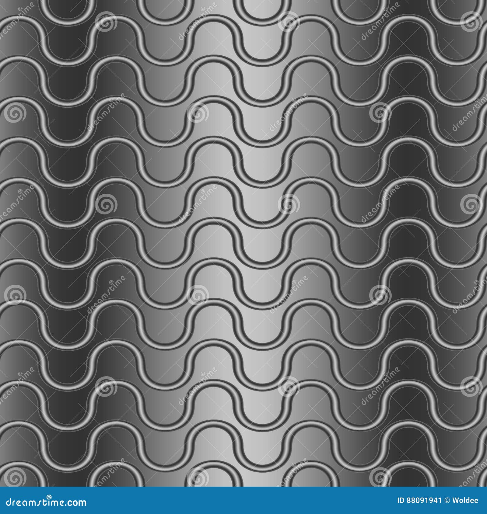 Metal Springs. Spiral Lines, Coil Shapes Isolated Vector Symbols ...
