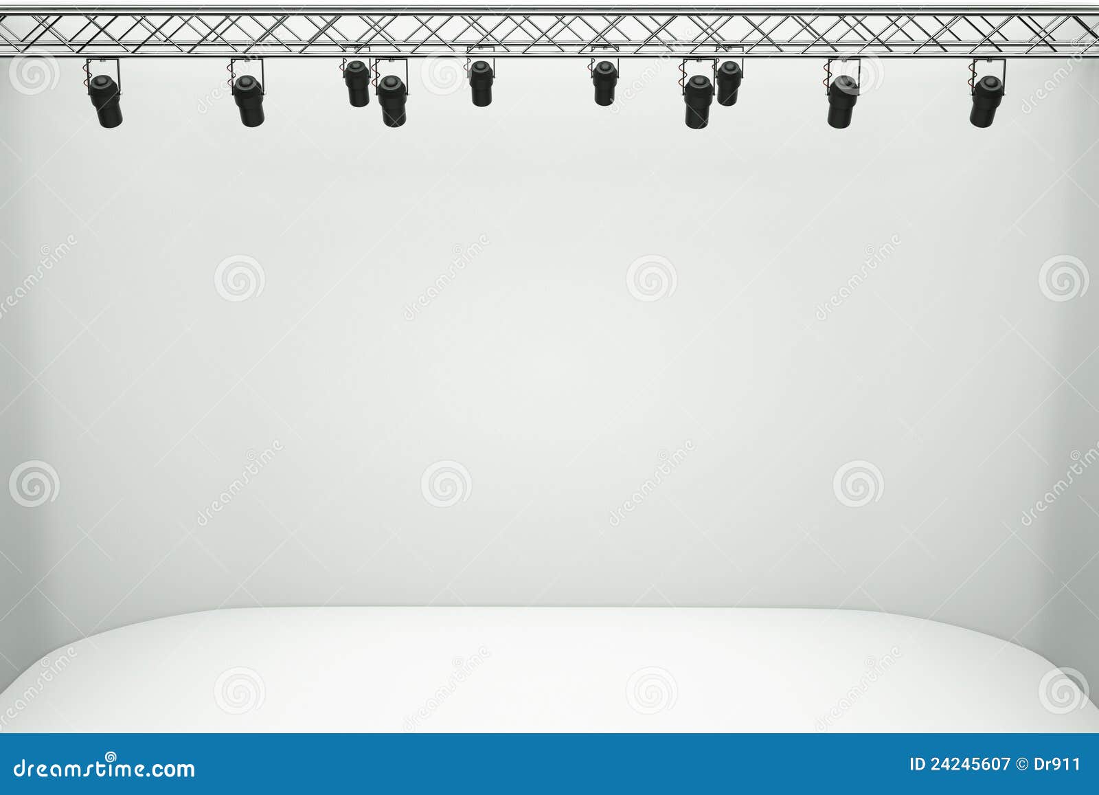 Metal stage stock illustration. Illustration of framework - 24245607