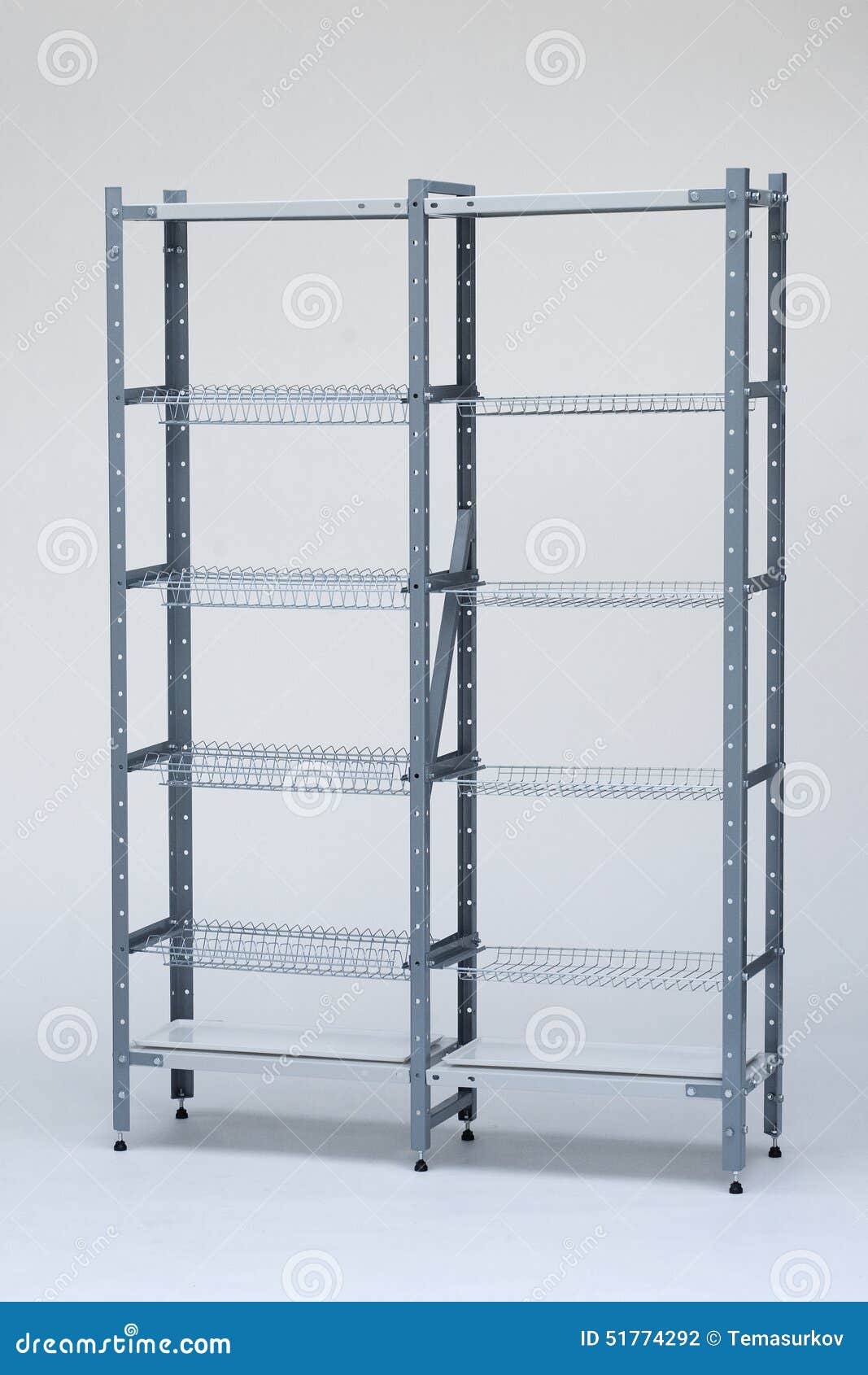 Metal stand stock photo. Image of stand, storage, isolated - 51774292