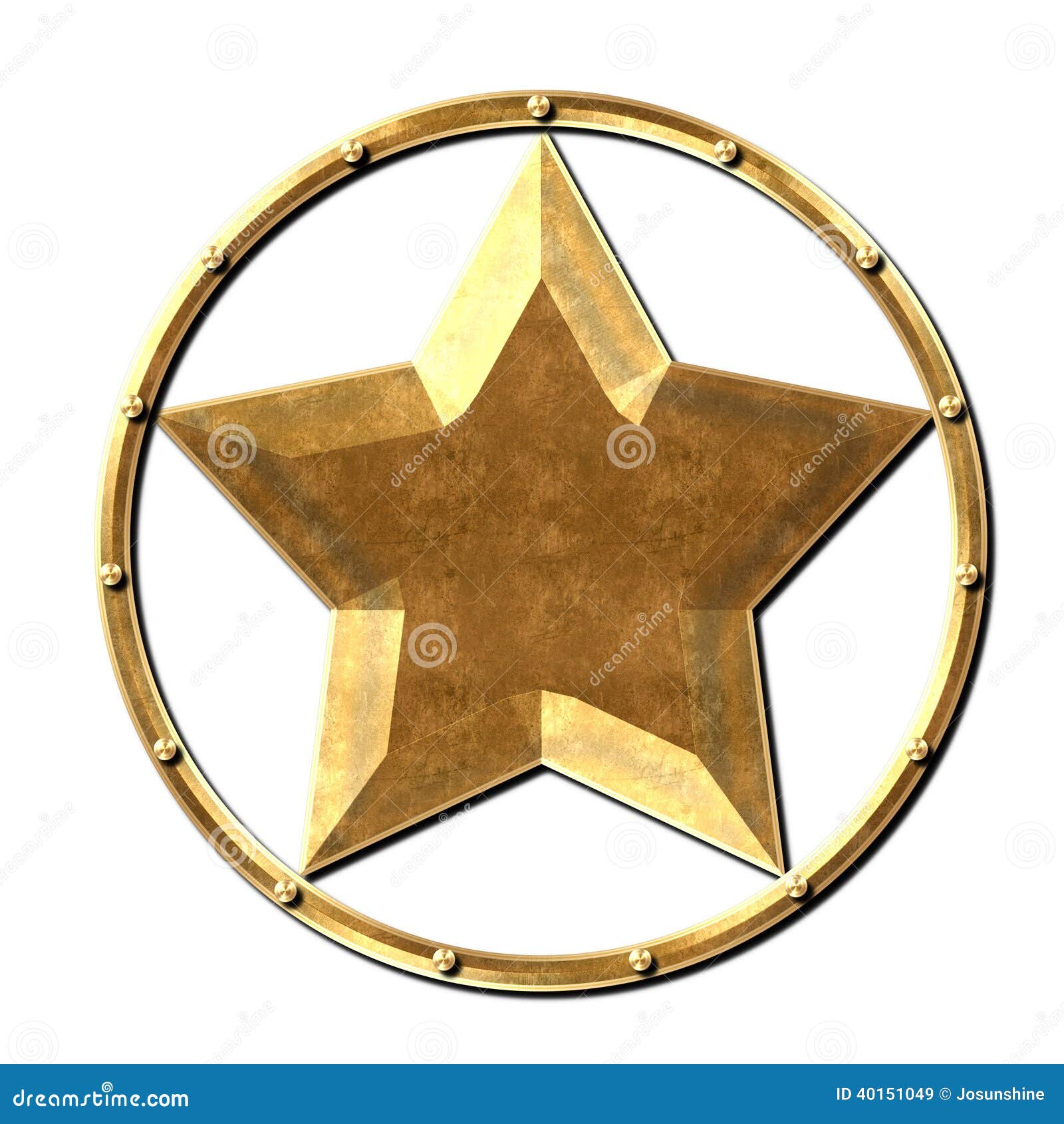 Metal Star Logo Steel Gold stock image. Image of conceptual - 40151049