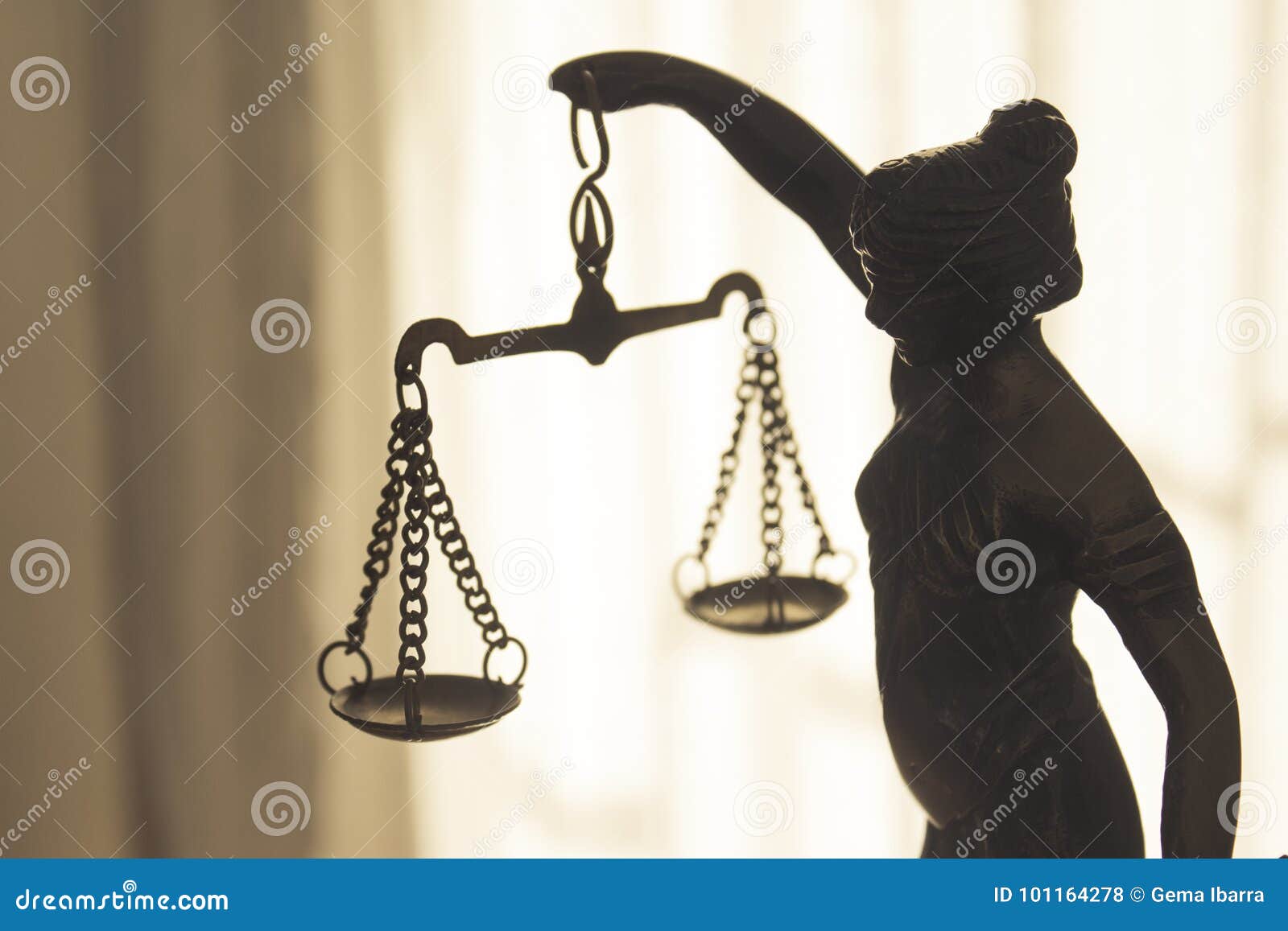 Metal Statue Symbol of Justice Themis Stock Photo - Image of judgment ...