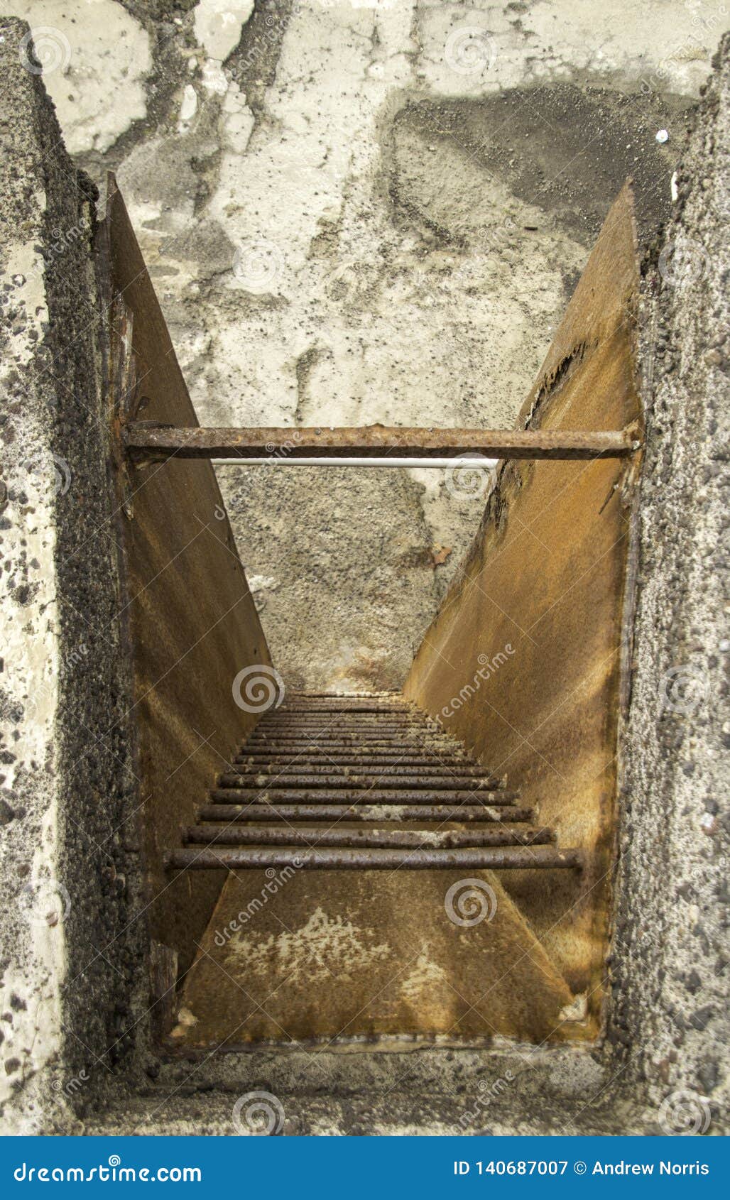 Metal Steps stock image. Image of stack, harbor, dock - 140687007
