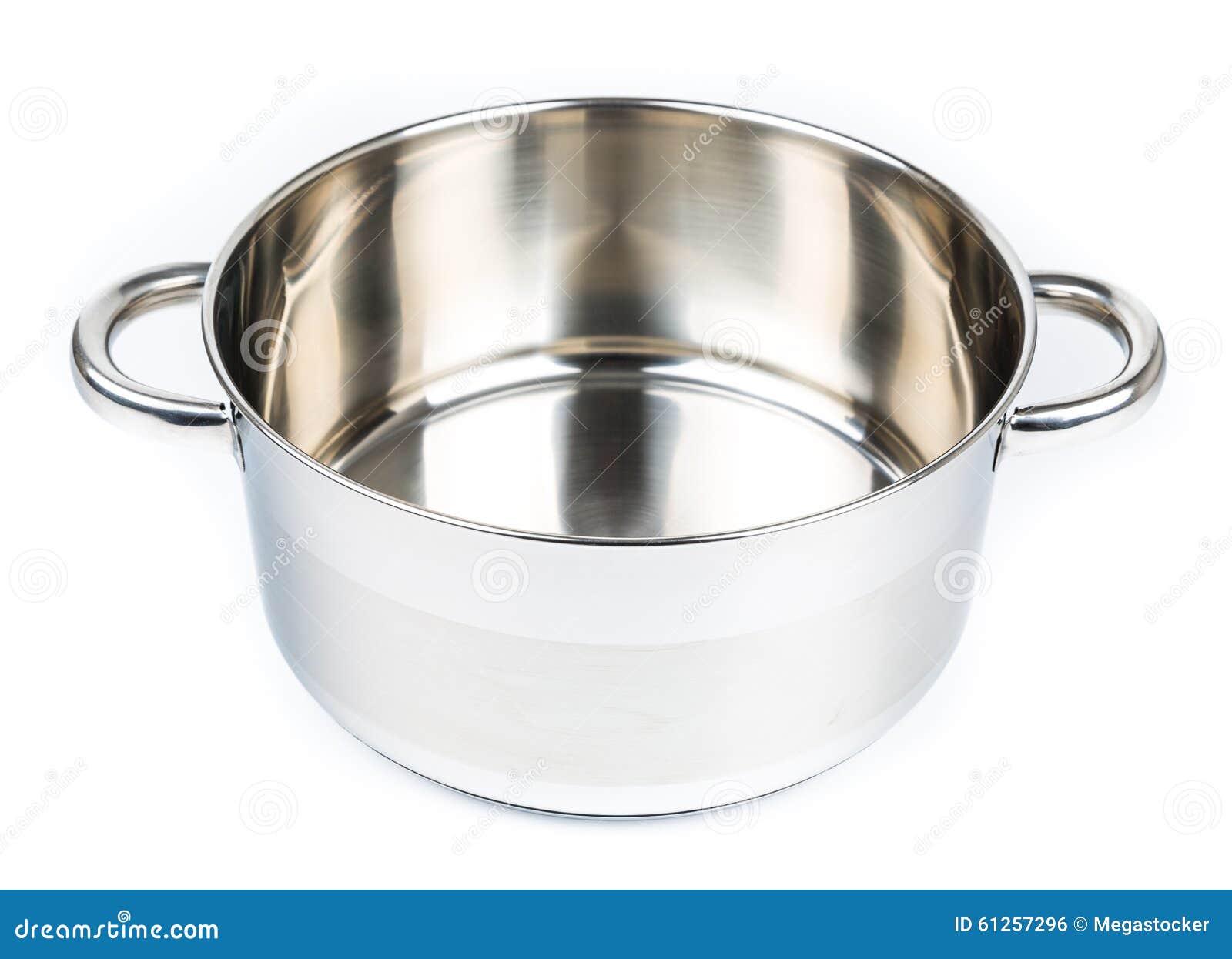 Metal stock pot stock photo. Image of metal, isolated - 61257296