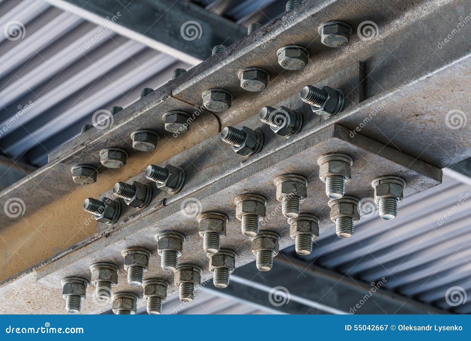 Metal Structural Work Closeup Stock Image - Image of metal, iron: 55042667