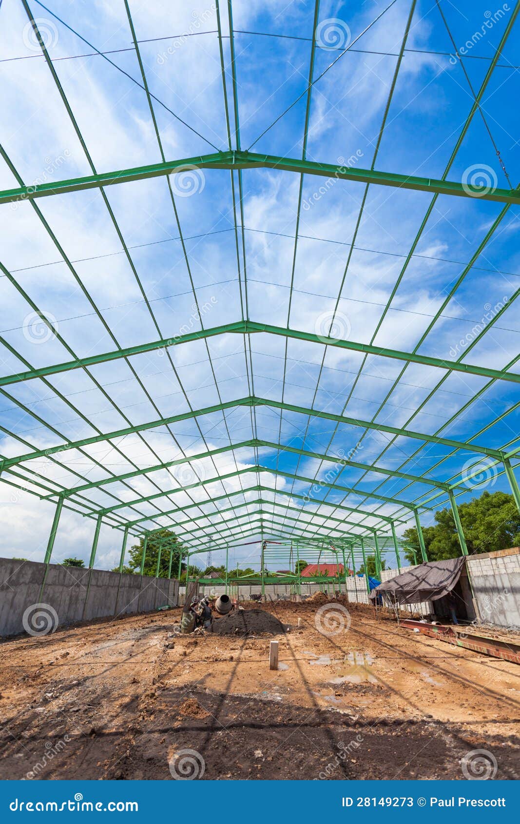 Metal structure stock image. Image of building, design - 28149273