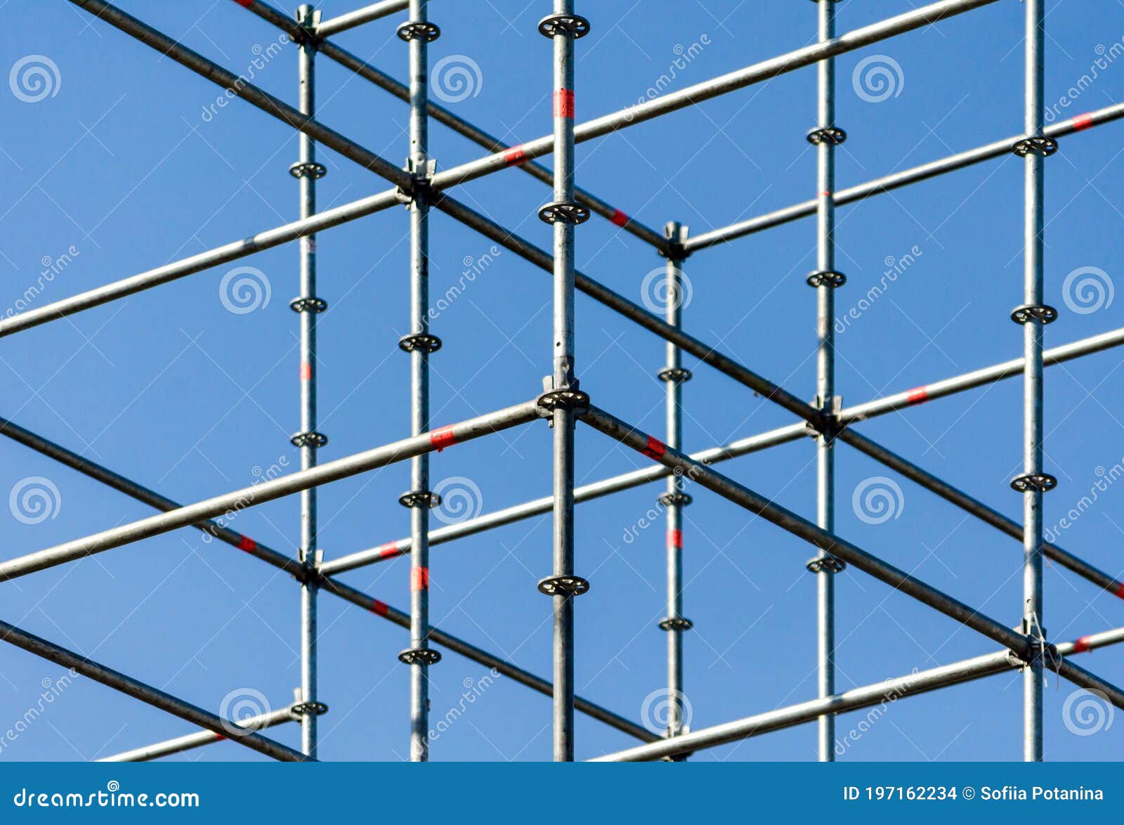 Metal Structure Connection of Structures Stock Photo - Image of ...