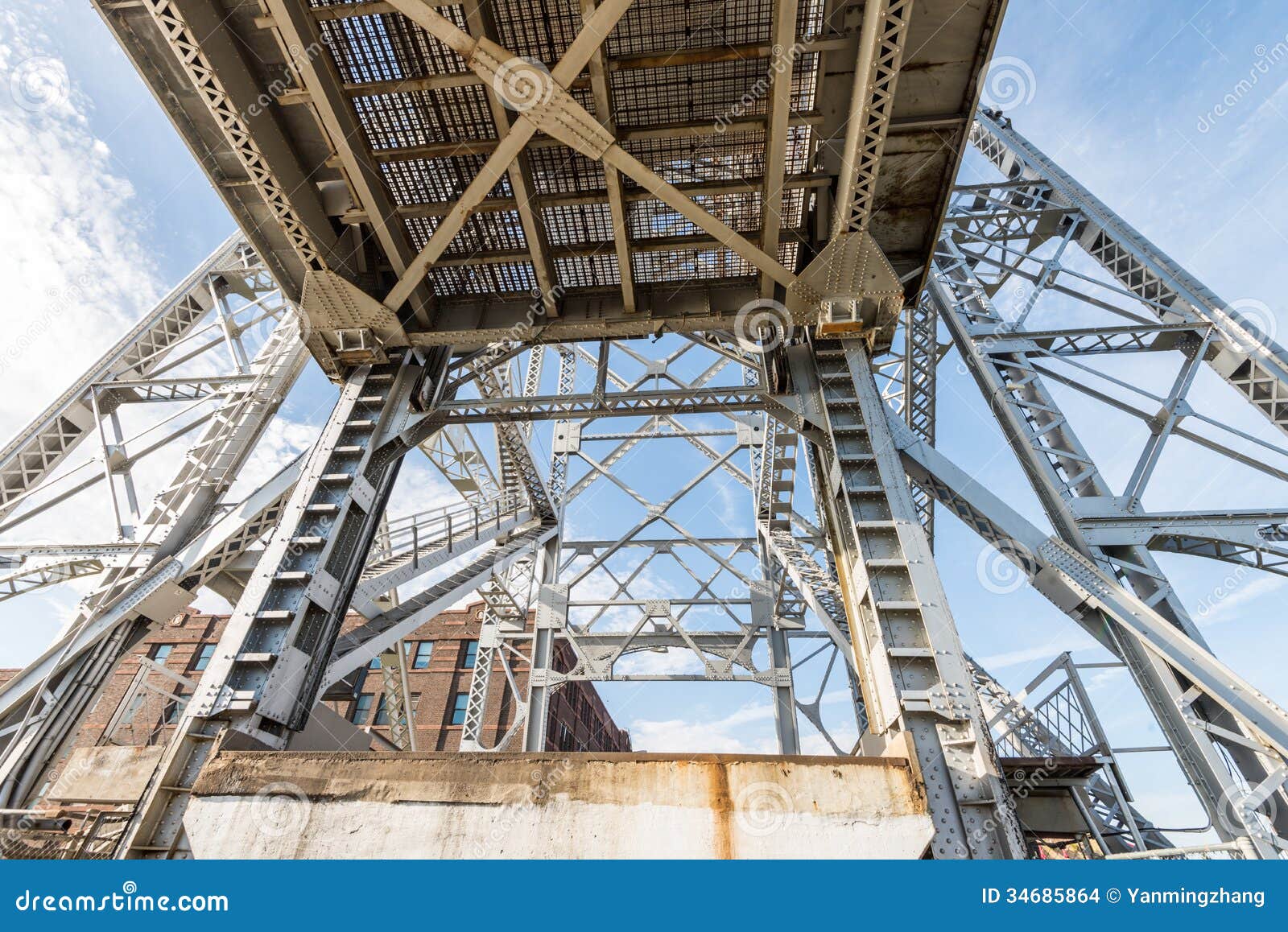 Metal structure stock photo. Image of cross, steel, city - 34685864