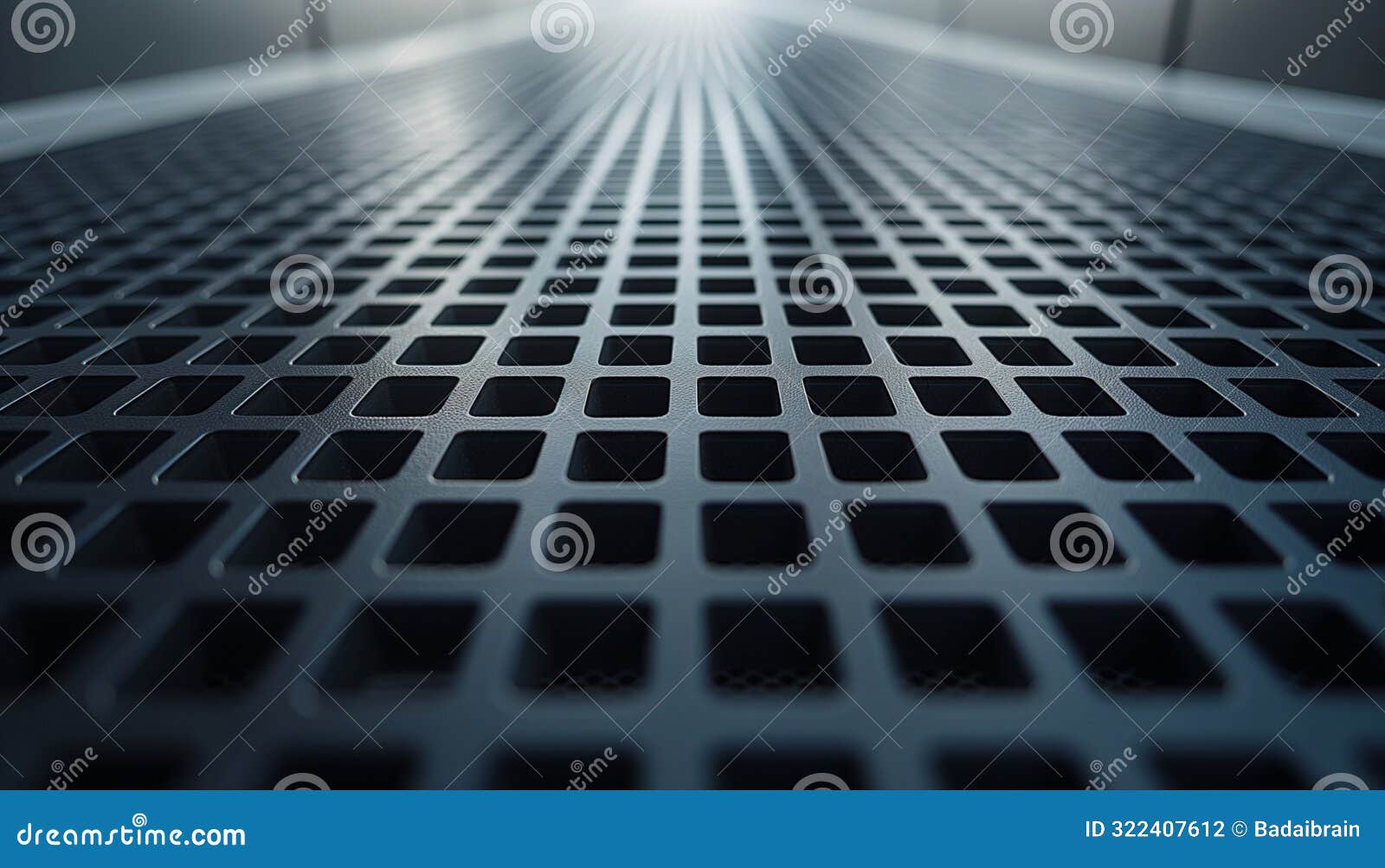 Metal Structure, Grating on an Industrial Facility Stock Illustration ...