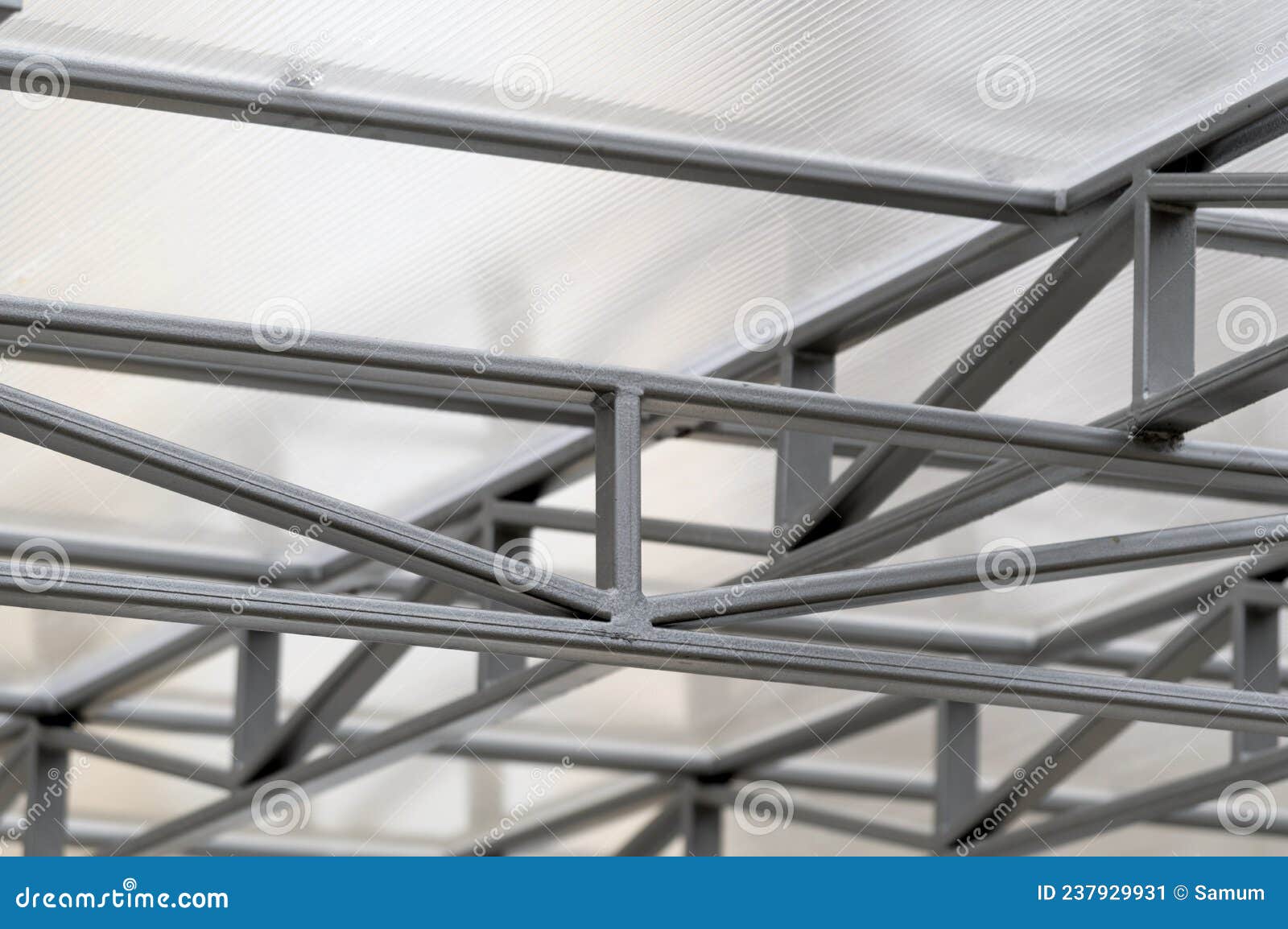 Stack of Metal Trusses for Mounting the Stage Stock Image - Image of ...