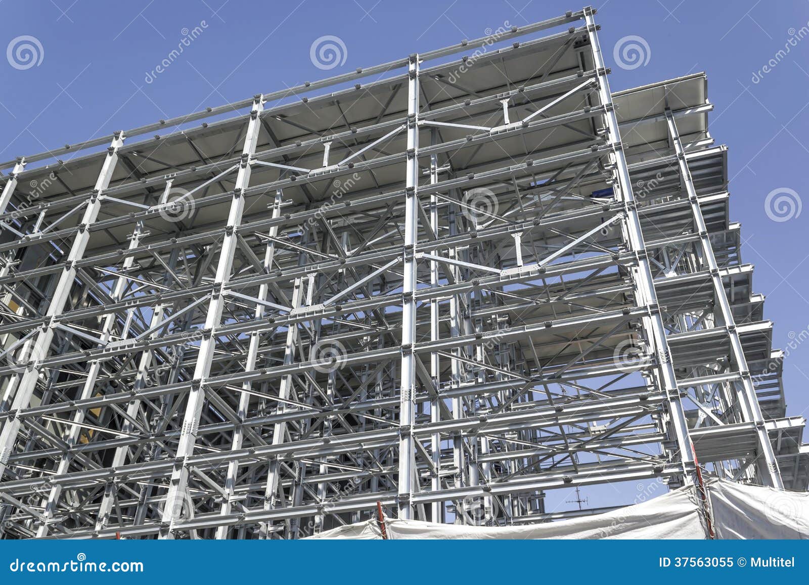 Metal structure stock image. Image of evening, machine - 37563055