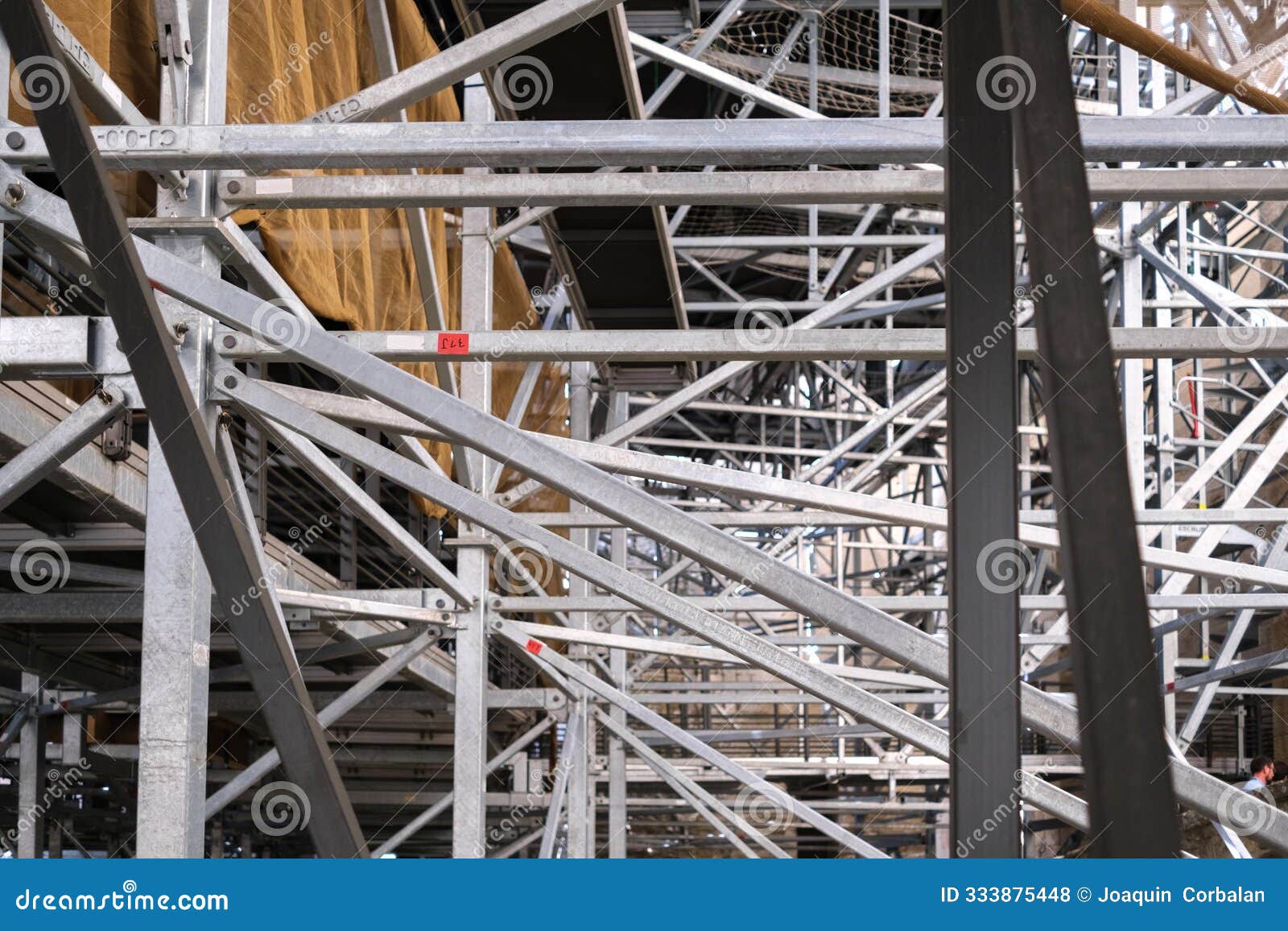 Metal Structure To Support a Stage, Thick Sturdy Bars Stock Photo ...