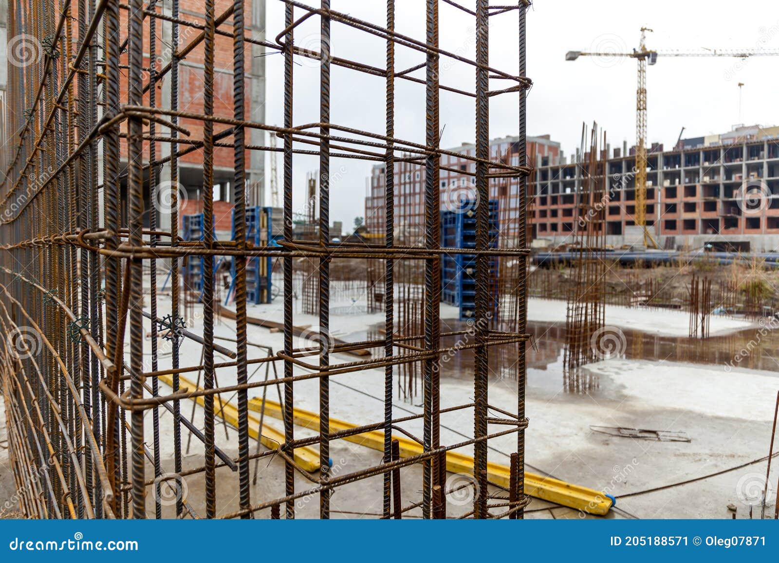 Metal Structures for Monolithic Casting Stock Image - Image of industry ...