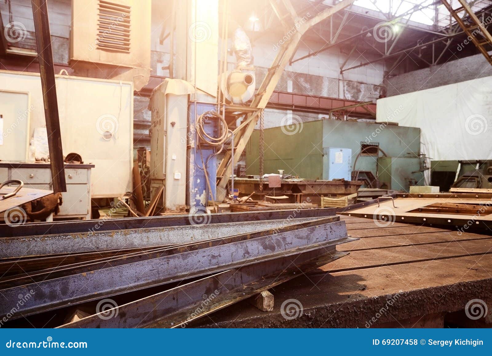 Metal Structures at the Plant Stock Photo - Image of architecture ...