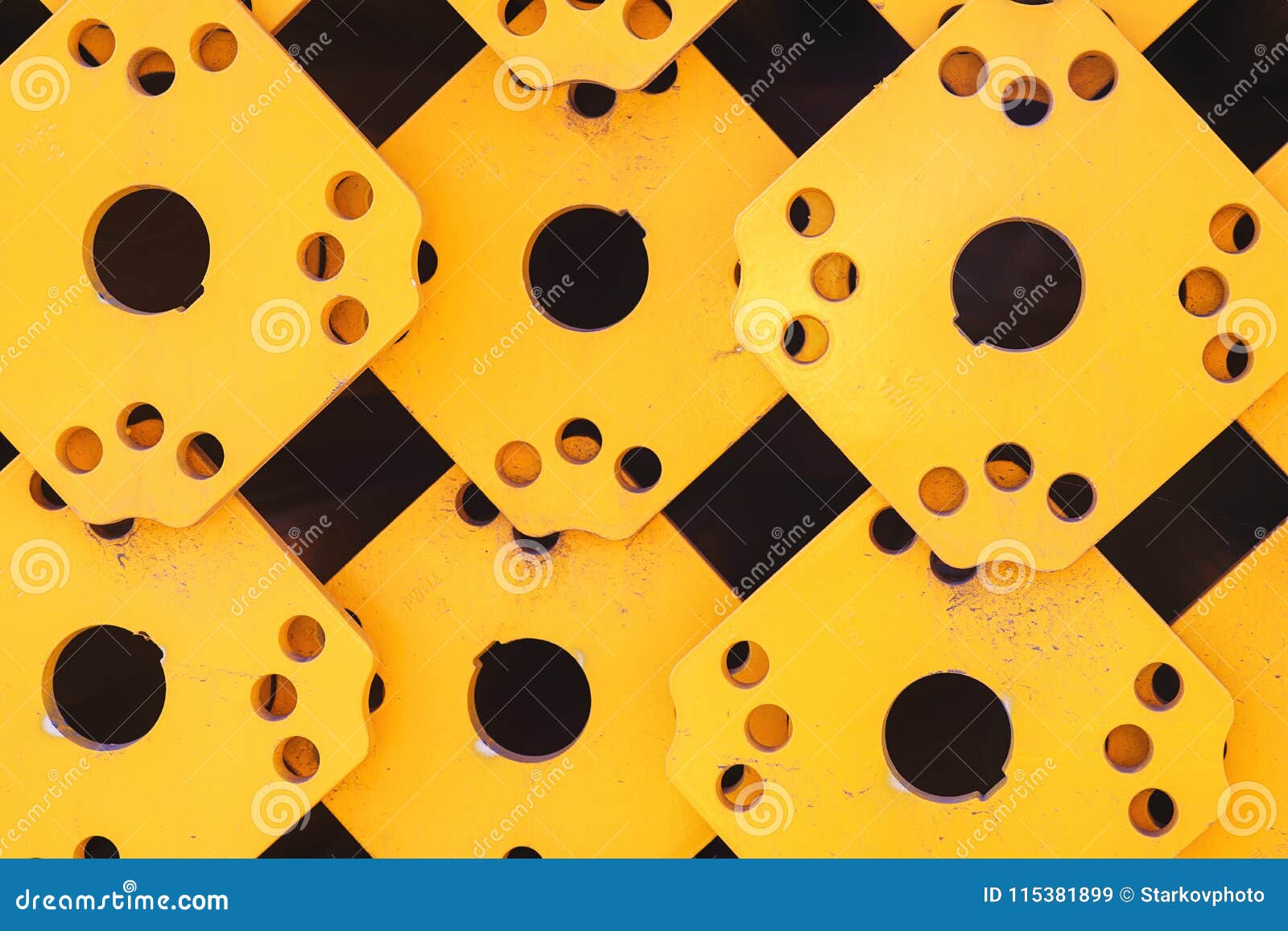 Metal Structures in a Warehouse in Stacks. Metal Supports for ...