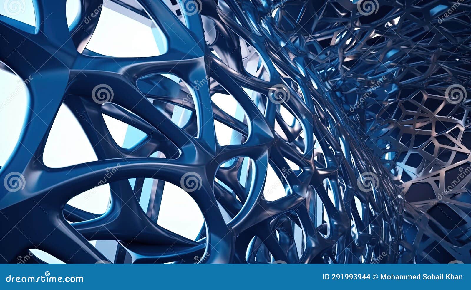 Metal Structures Web on a Building Digital Background Stock ...