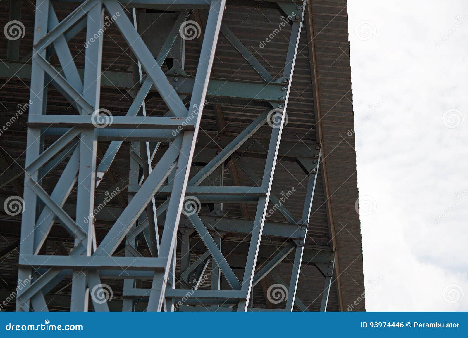 METAL STRUT STRUCTURES stock photo. Image of support - 93974446