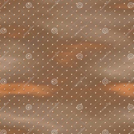 Metal Studs on Copper Texture Stock Illustration - Illustration of ...