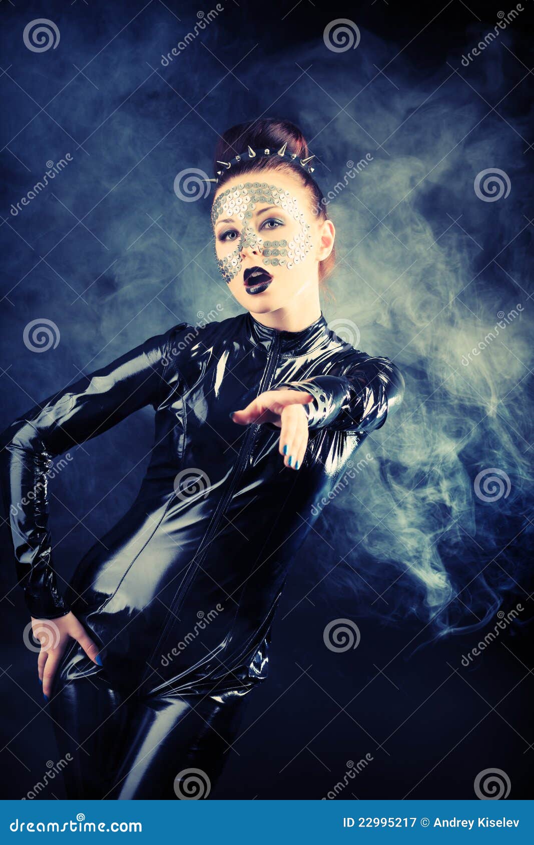 Metal style stock image. Image of hairatyle, glossy, glamour - 22995217