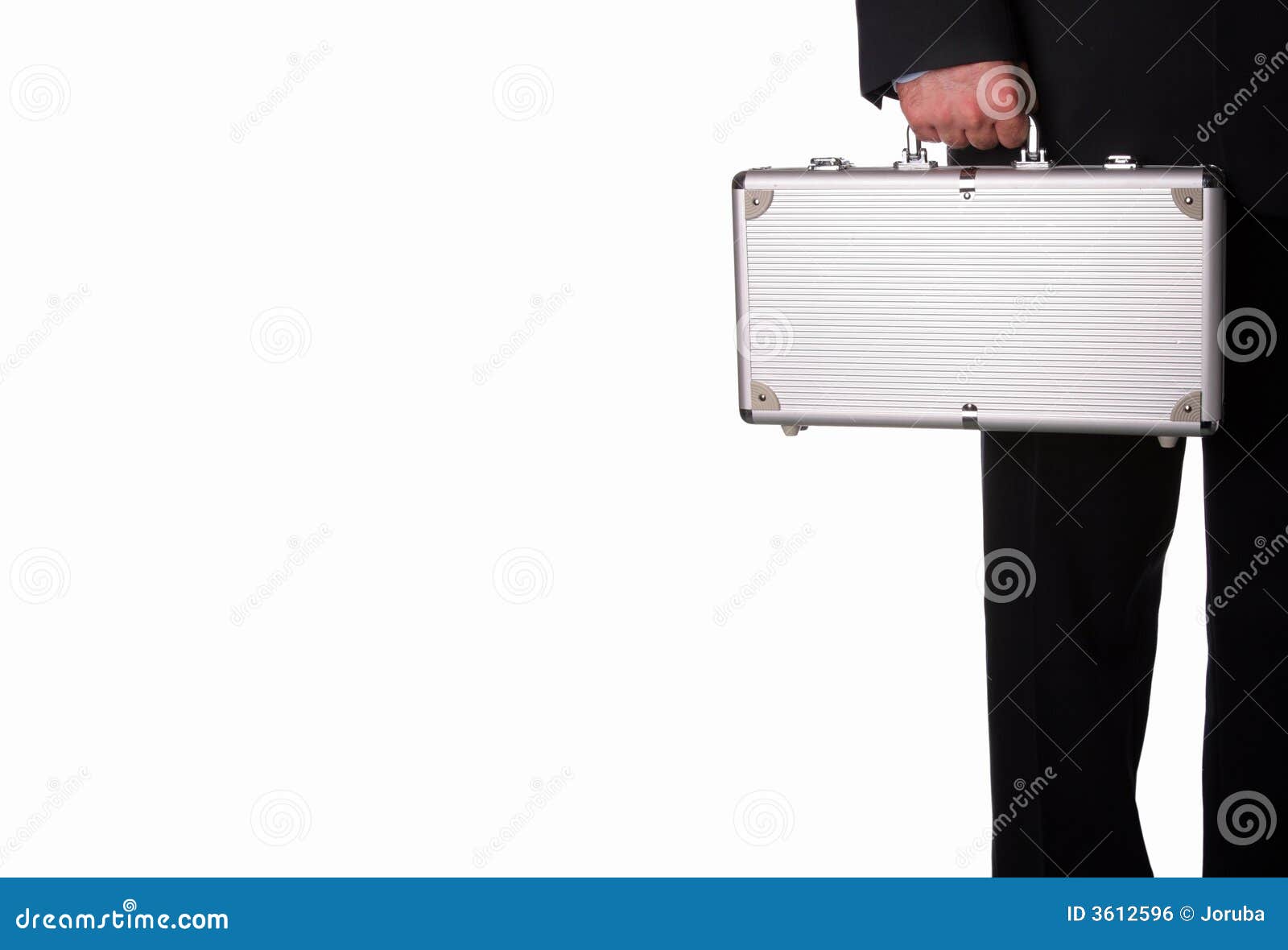 Metal suitcase stock photo. Image of document, handle - 3612596