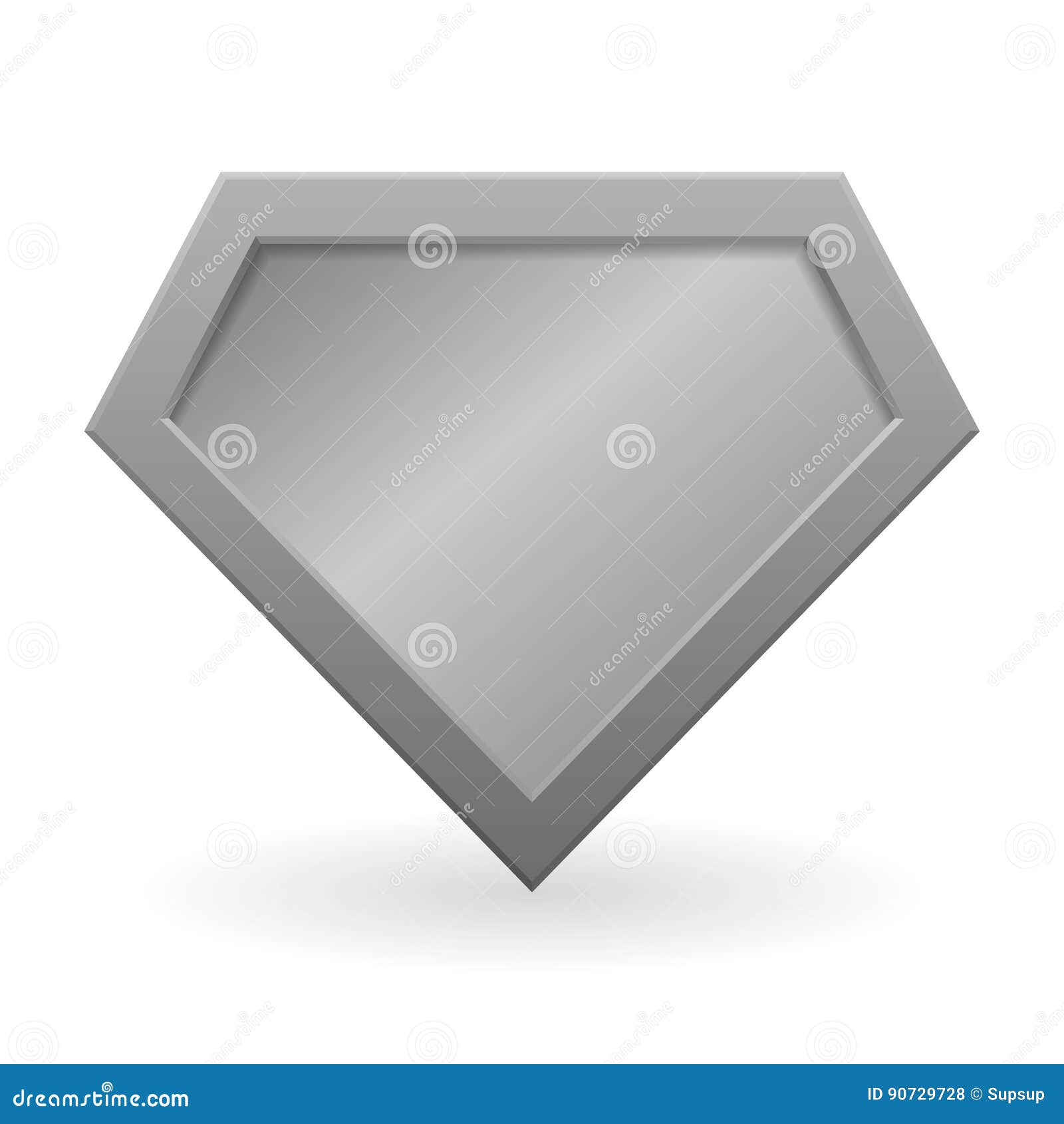 Metal superhero logo stock vector. Illustration of element - 90729728
