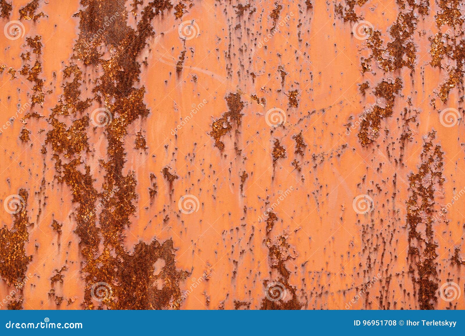 Metal Surface Covered with Rust and Corrosion Stock Photo - Image of ...