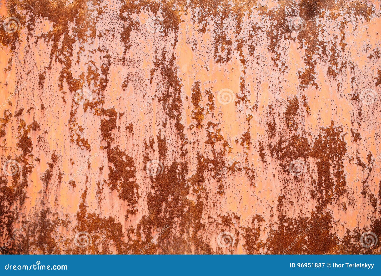 Metal Surface Covered with Rust and Corrosion Stock Image - Image of ...