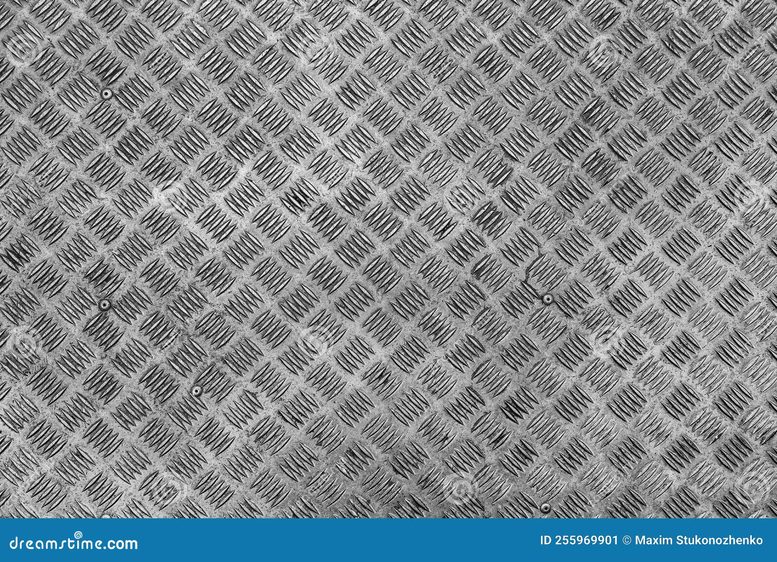 Metal Surface with Diamond Plate Texture. the Diamond Steel Metal Sheet ...