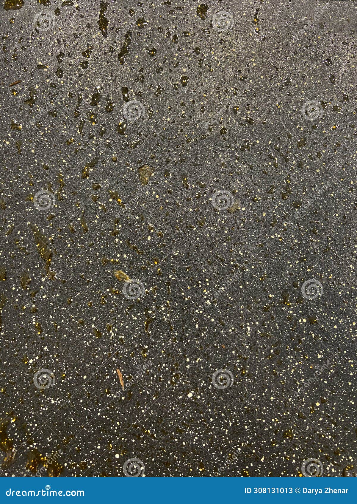 Metal Surface with Droplets of Fat Stock Image - Image of dark ...