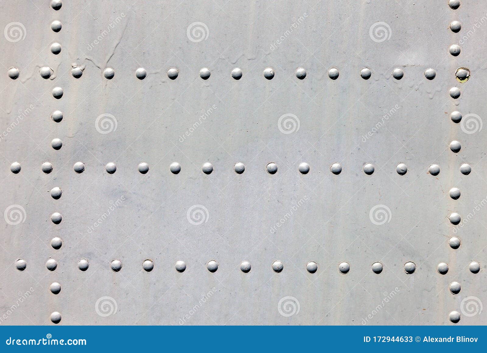 Metal Surface with Rivets As Background Stock Image - Image of abstract ...