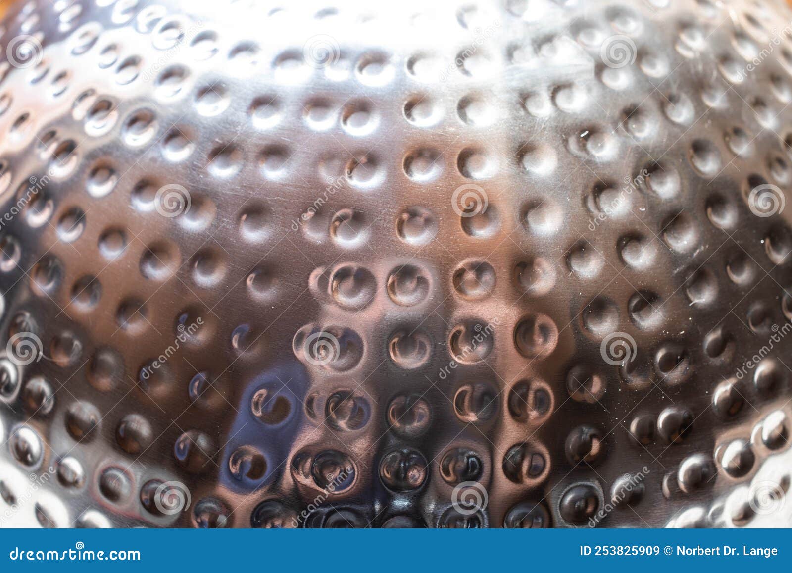 Metal Surface with Round Dent Stock Image - Image of round, circles ...