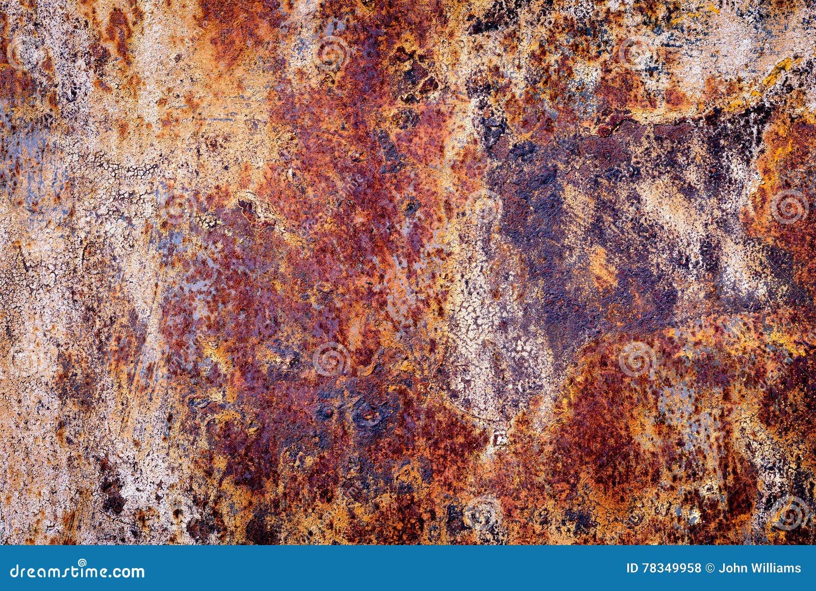 Metal Surface Rust Texture and Pattern Stock Photo - Image of abstract ...