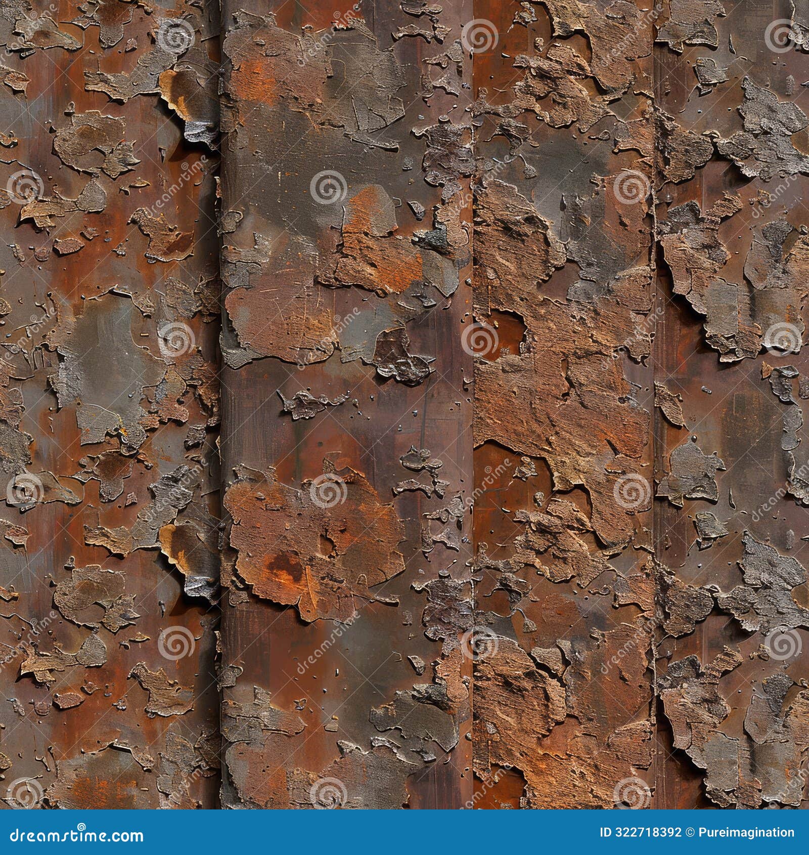 Metal Surface Showing Signs of Age with Rough Texture and Rust Stains ...