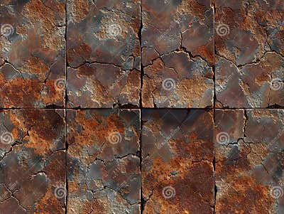 Metal Surface Worn with Visible Signs of Rust and Deterioration Stock ...