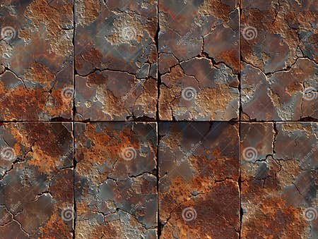 Metal Surface Worn with Visible Signs of Rust and Deterioration Stock ...