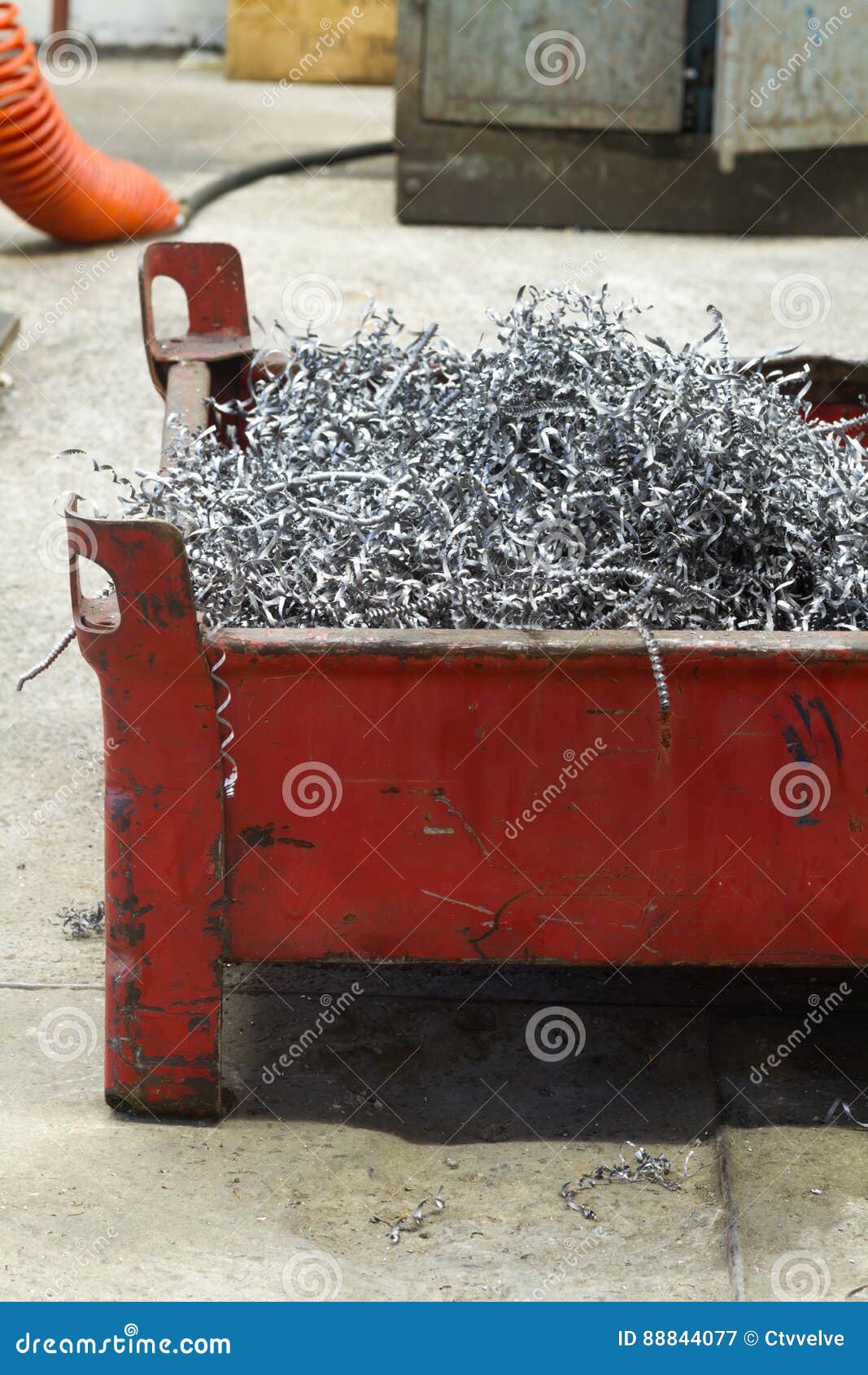 Metal swarf spiral stock image. Image of spiral, ground - 88844077