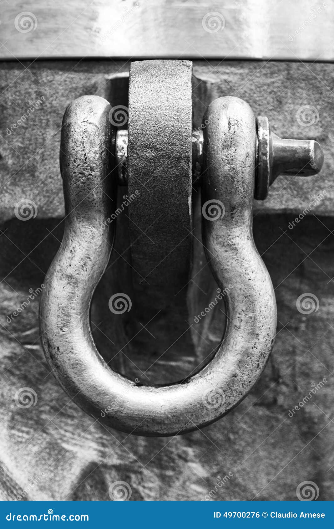 Metal swiveling hook stock photo. Image of white, closeup - 49700276