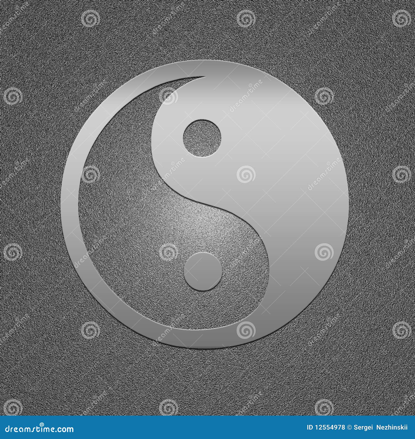 Metal symbol stock illustration. Illustration of buddhism - 12554978