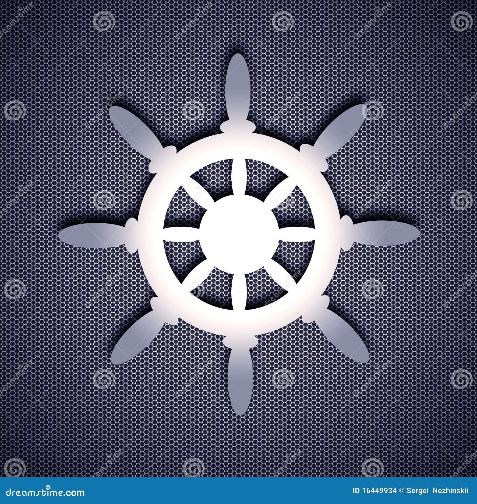 Metal symbol stock illustration. Illustration of captain - 16449934