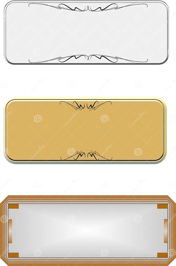 Metal tabs on white stock illustration. Illustration of black - 19399065